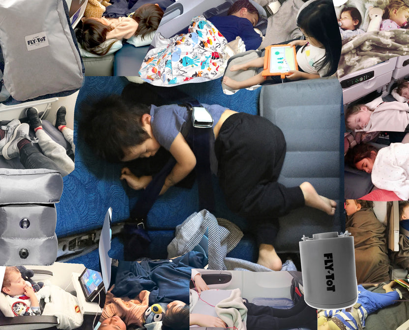 Fly Tot: The Original Airplane Bed & Leg Rest for Kids & Adults